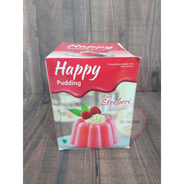 Jual Happy Pudding Stroberi BOX 60 gr (10 pcs) | Shopee Indonesia