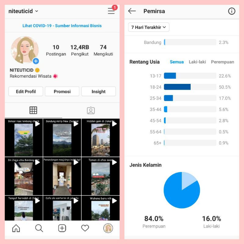 Jual Akun Instagram Real indo | Shopee Indonesia