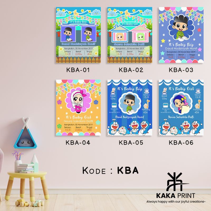 Jual Bio Baby, Biodata Bayi, Bio Baby Bingkai, Biodata Bayi Bingkai ...
