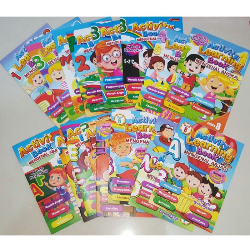Jual Buku Aktivitas PAUD TK / Activity Book / Buku Aktivitas Belajar ...