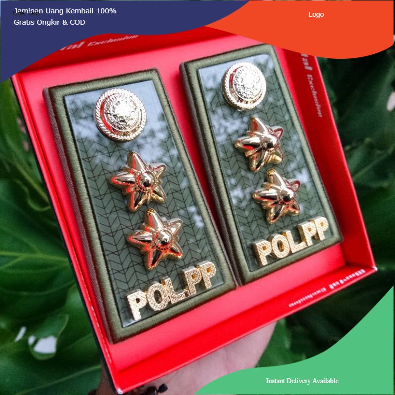 Jual PANGKAT SATPOL PP 4A (MELATI BESAR) ~ Exclusive | Shopee Indonesia