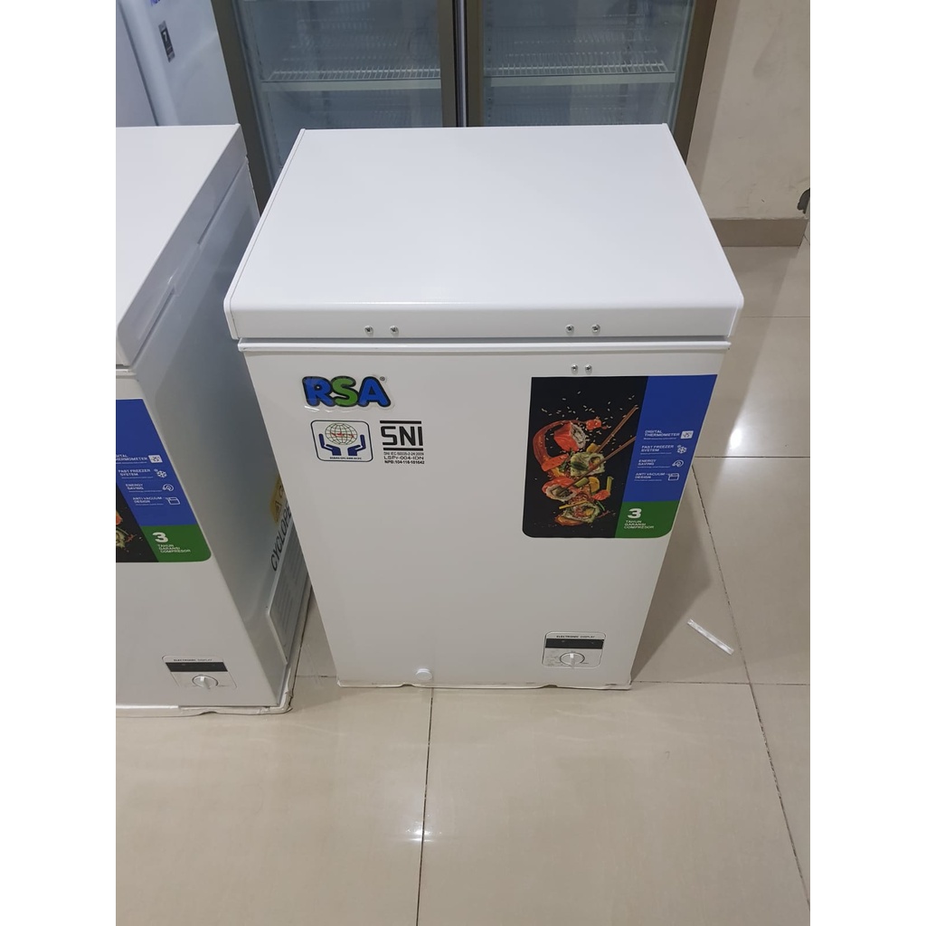Jual CHEST FREEZER RSA CF-110 100 Liter | Shopee Indonesia