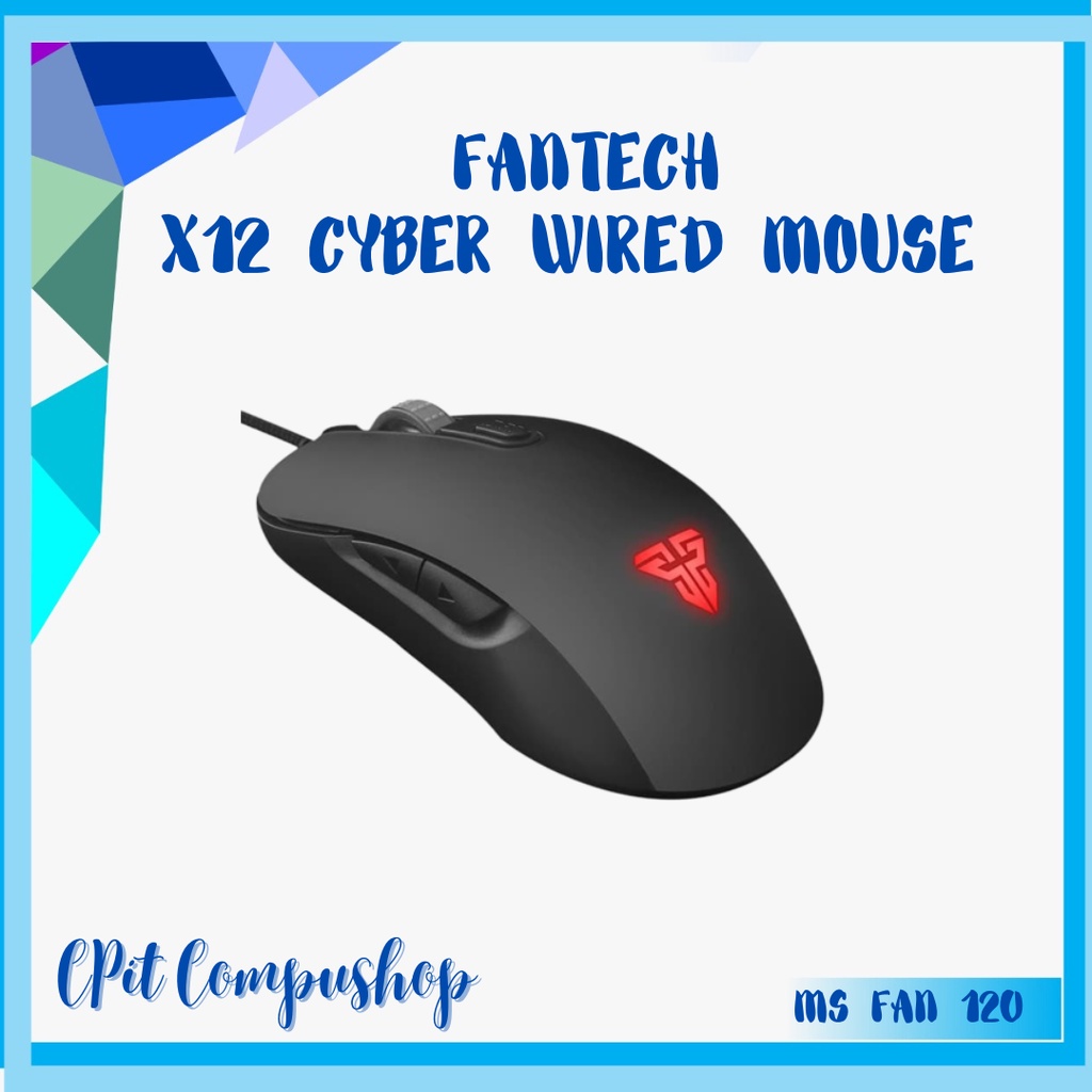 Jual Fantech X12 Cyber 2400DPI Macro RGB 6D AV AGO Sensor Gaming Mouse ...