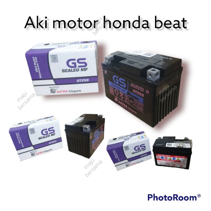 Jual Aki GS Astra GTZ5S Honda Beat F1 CW Karbu Injeksi | Shopee Indonesia