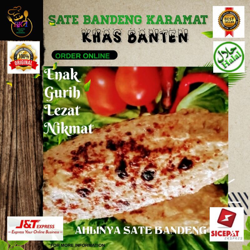 Jual Ready Sate Bandeng Khas Lebak Serang Banten ikan Bandeng Segar ...