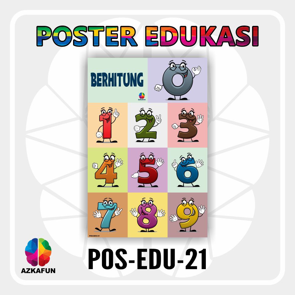 Jual Poster Edukasi BERHITUNG - Poster berhitung anak | Shopee Indonesia