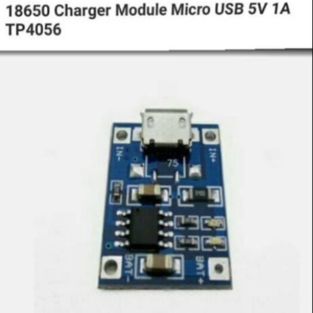 Jual TP4056 CHARGER MODULE MICRO USB 5V 1A | Shopee Indonesia