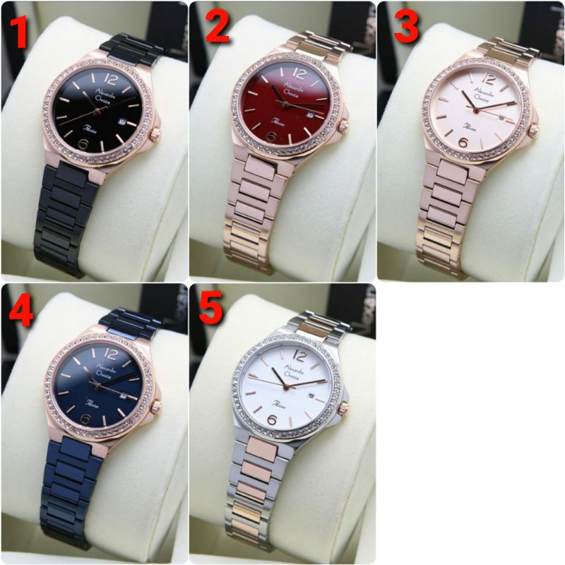 Jual ORIGINAL GARANSI RESMI 1 TAHUN JAM TANGAN WANITA ALEXANDRE ...