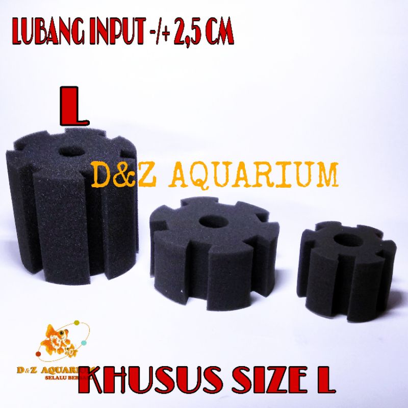 Jual Busa Refill Mini Filter Isi Bio Foam Breeding Aquarium Refil Bulat ...