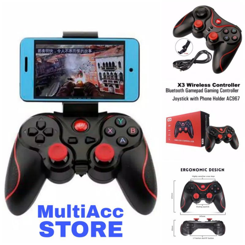 Terios T3 X3 Wireless Joystick Gamepad Pc Game Controller, 45% OFF