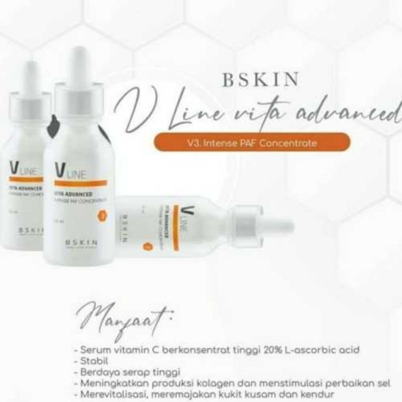 Jual V3 Bskin Vita Advanced - Intense PAF Concentrate (30ml) | Shopee ...