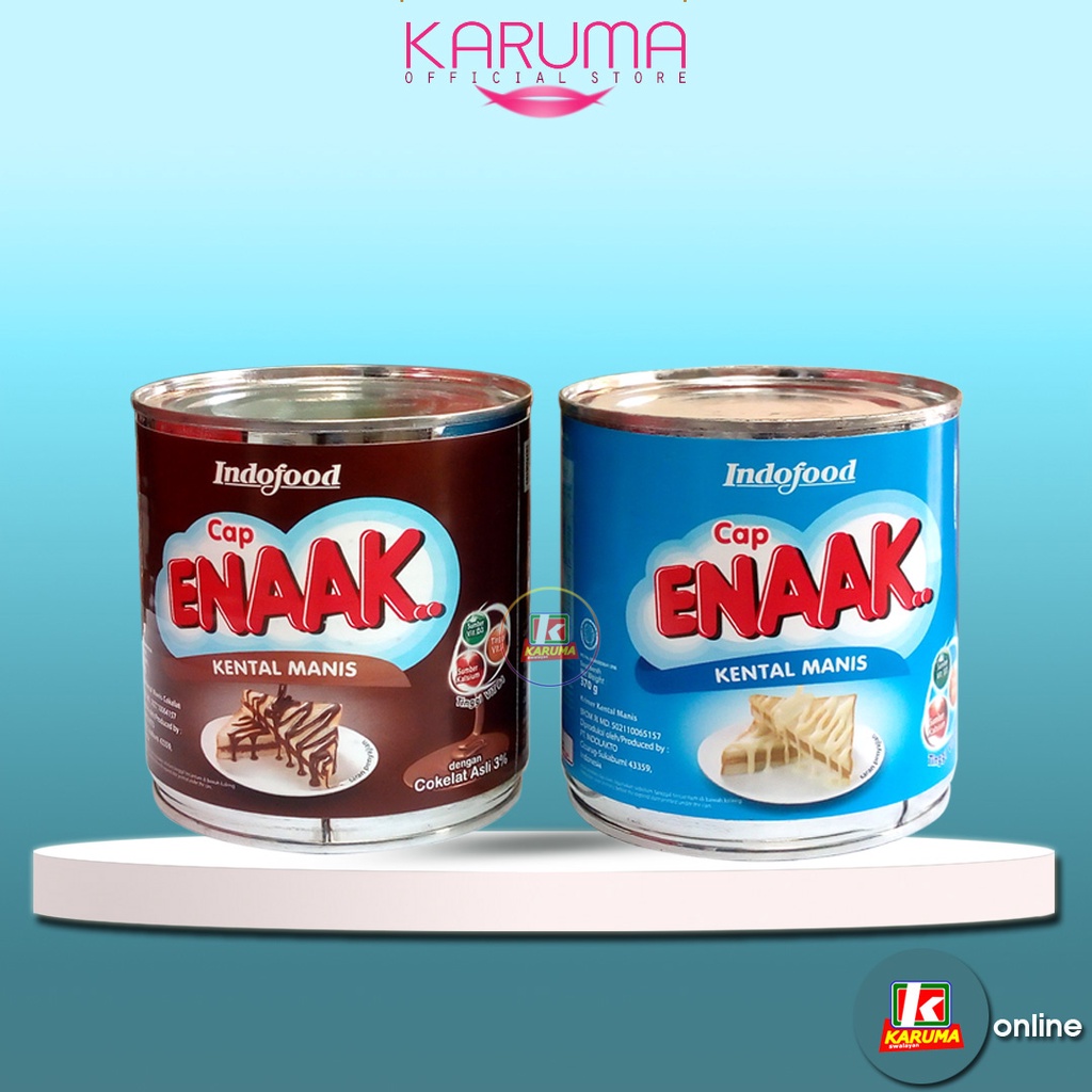 Jual Susu Cap Enaak Cap Enaak Susu Kental Manis Putih Dan Coklat 375gr Susu Cap Enak Kaleng 