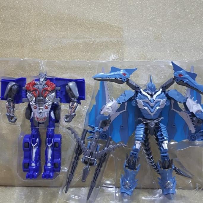 Jual ------] figure transformer pterodactyl strafe dinobot plus optimus ...