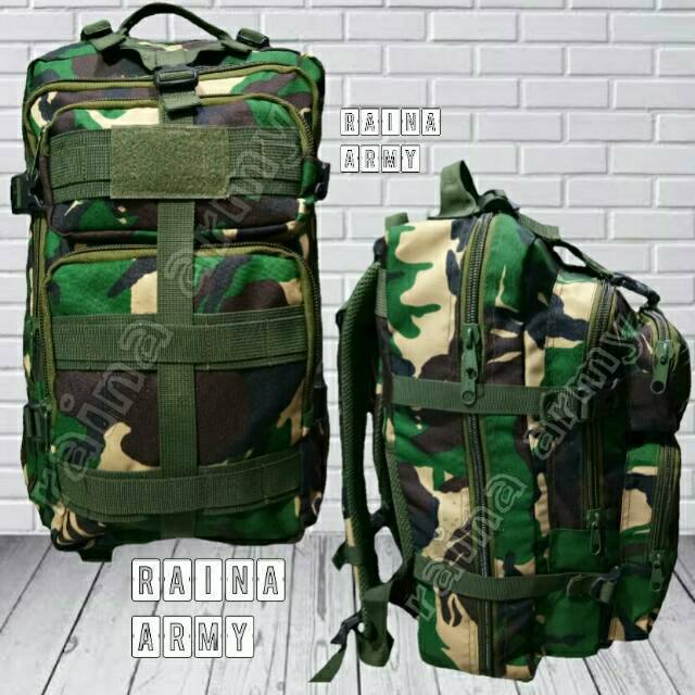Jual MT Tas Ransel Tactical Lebanon Loreng TNI Malvinas Backpack 3P#Tas ...