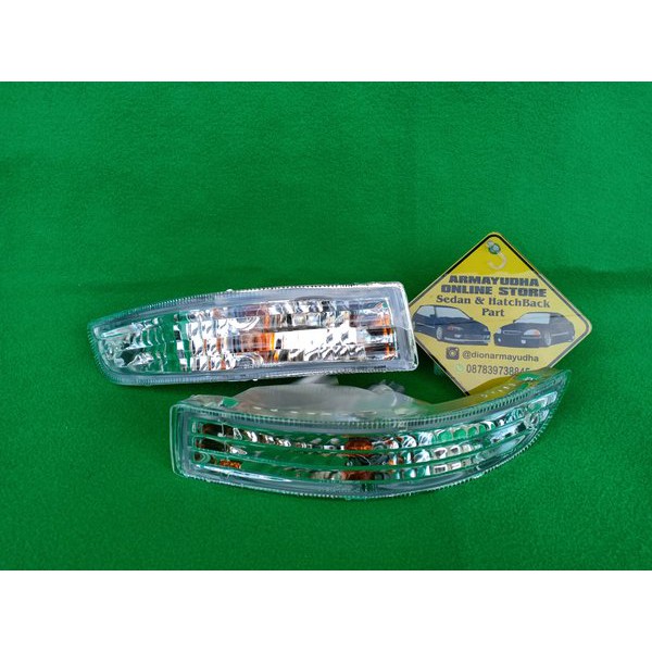 Jual lampu sein bumper kristal putih toyota corona absolute ST191 ...