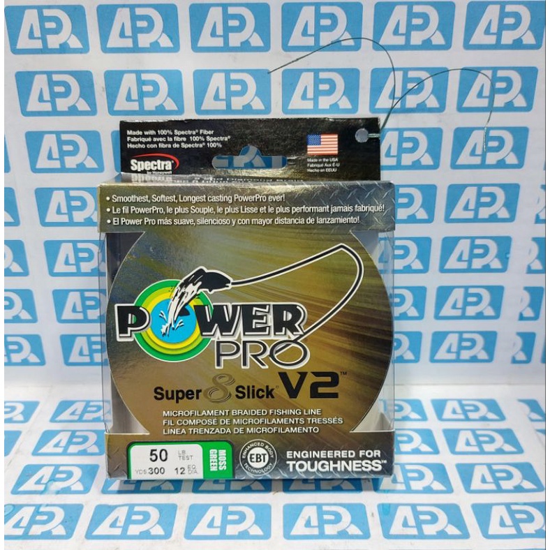 Jual Pe Power Pro Super Slick V2 X8 300yds 50lb | Shopee Indonesia