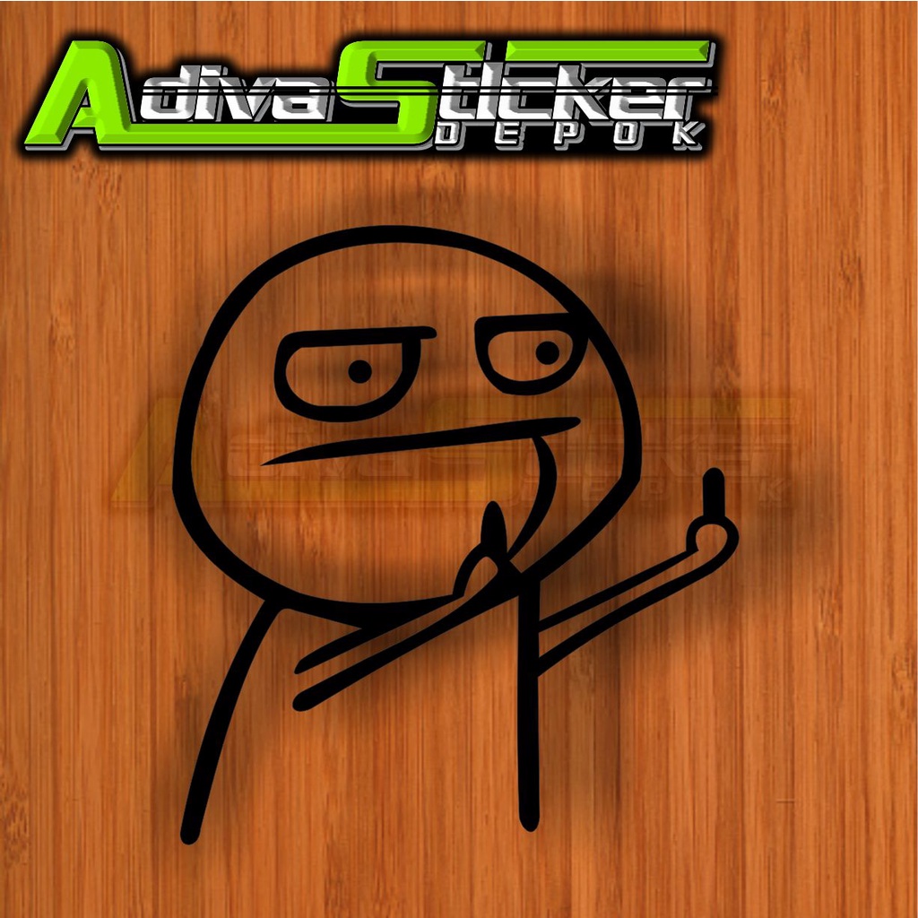 Jual Sticker middle finger pucek stiker animasi lucu | Shopee Indonesia