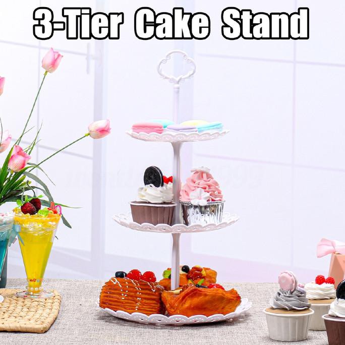 Jual Stand Display Kue 3 Tingkat Untuk Pesta Pernikahan / Ulang Tahun ...