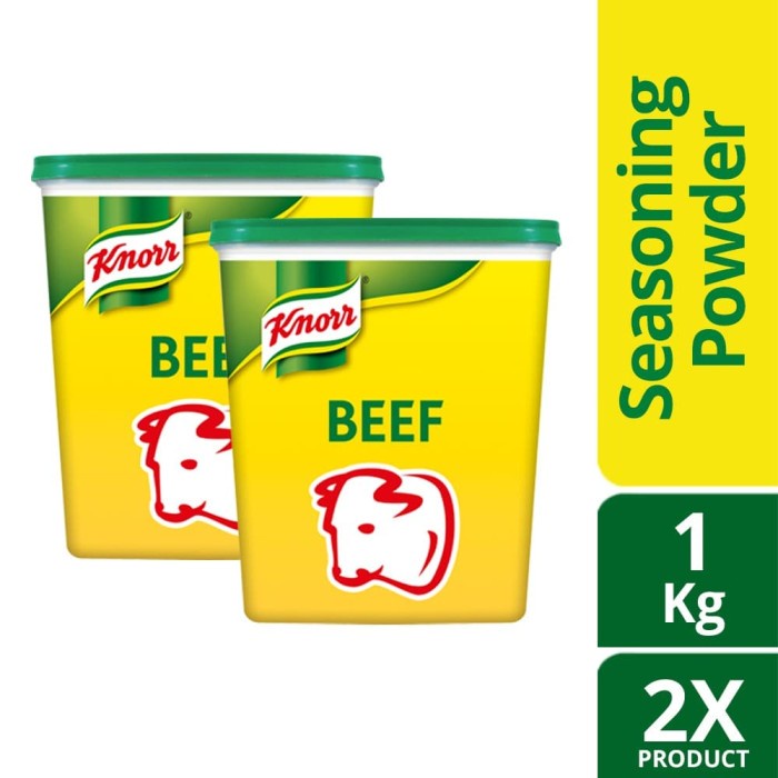 Jual Knorr Bumbu Rasa Sapi Tub 1kg Twin Pack | Shopee Indonesia