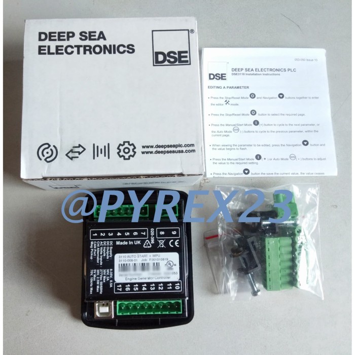 Jual DEEPSEA DSE 3110 AUTO START MODULE ORIGINAL MADE IN UK | Shopee Indonesia