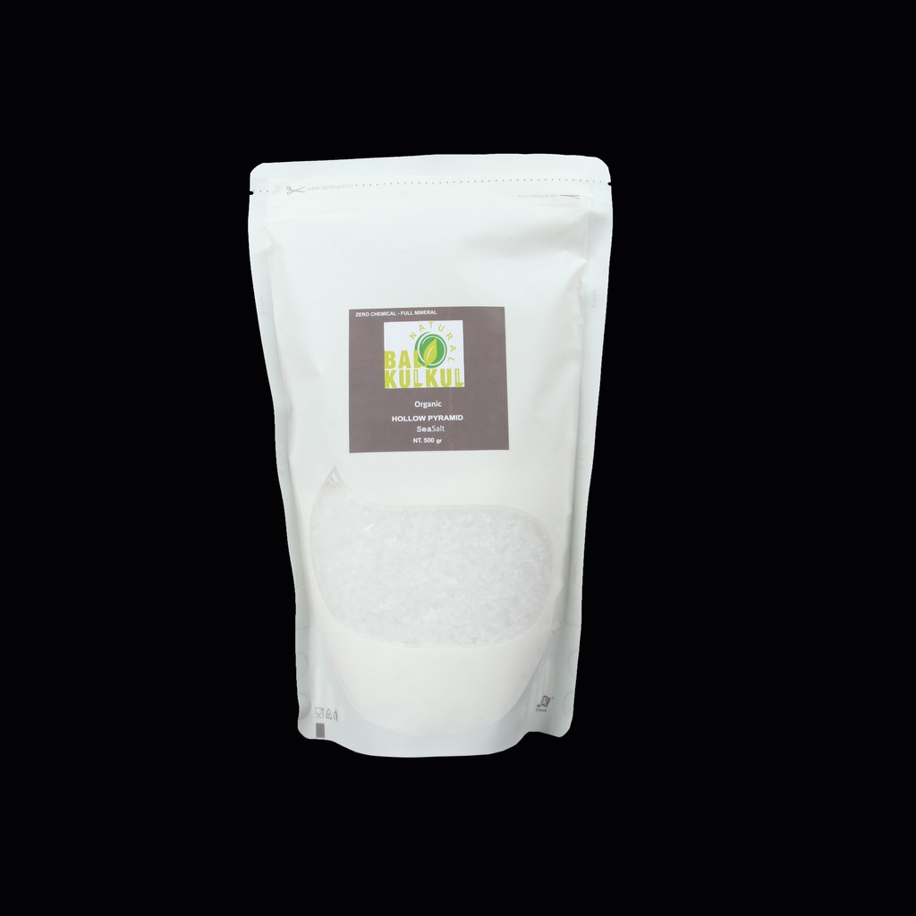 Jual Natural Bali Kulkul- Hollow Pyramid Organic Sea salt 500g | Shopee ...