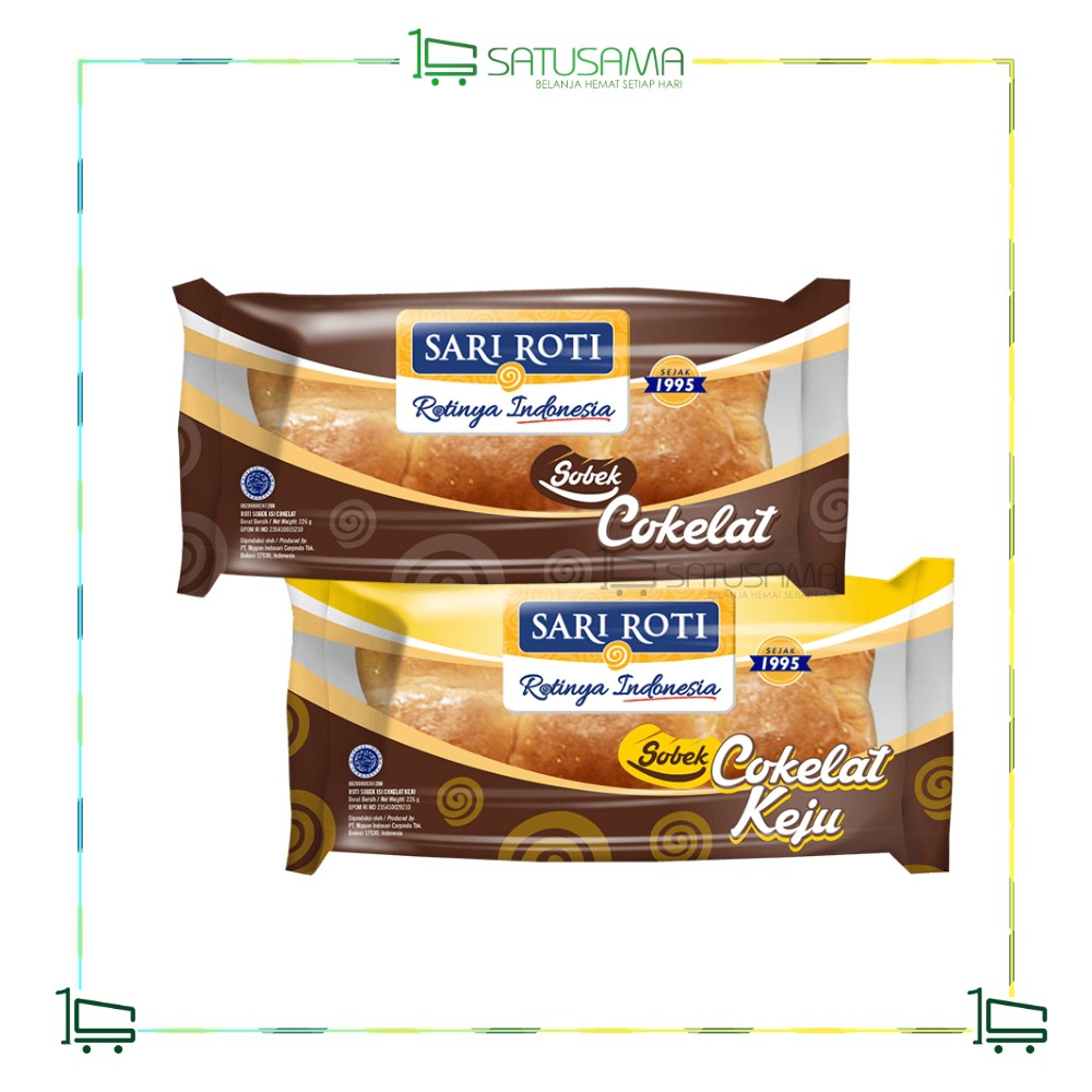 Jual SARI ROTI - ROTI SOBEK / SATUSAMA | Shopee Indonesia