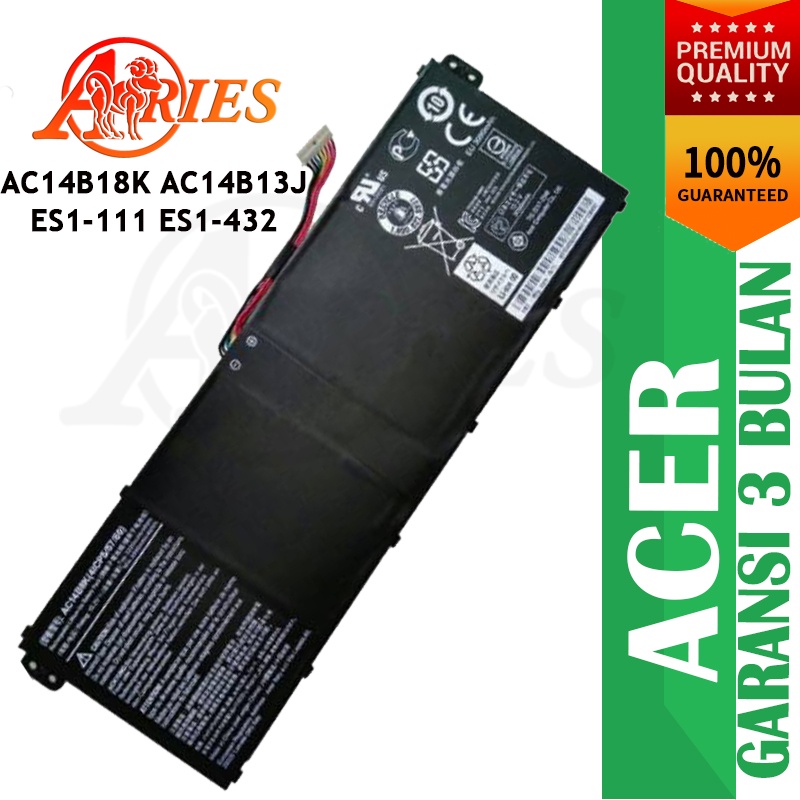 Jual Baterai Laptop Acer Aspire ES14 ES1-111 ES1-132 ES1-131 ES1-331 ...