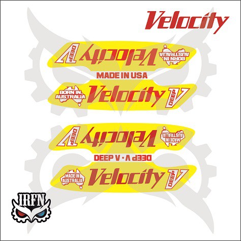 Jual Stiker Decal Rims Velocity Deep V | Shopee Indonesia