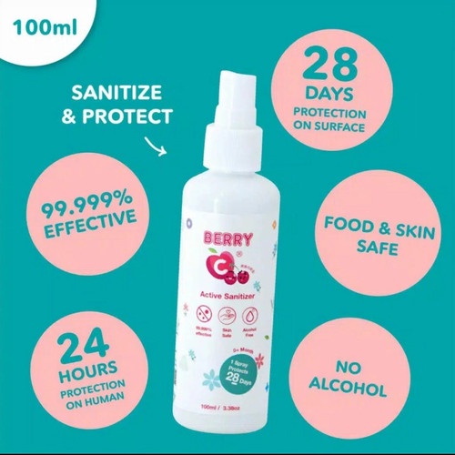 Jual BerryC Active Sanitizer 100ml | Shopee Indonesia