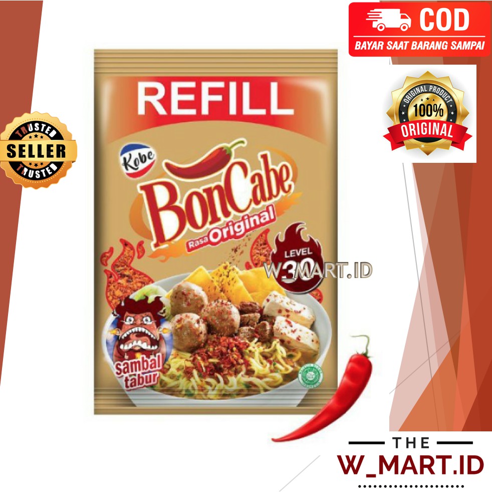 Jual KOBE BONCABE BON CABE LEVEL 30 LV REFILL 40 GR | Shopee Indonesia
