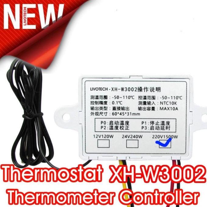 Jual Thermostat/Termostat Digital Xh-W3002 220V Ac Temperature ...