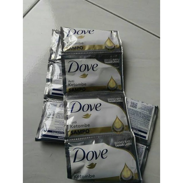 Jual DOVE Shampoo Sachet 9ml Renceng Isi 12 Sachet | Shopee Indonesia