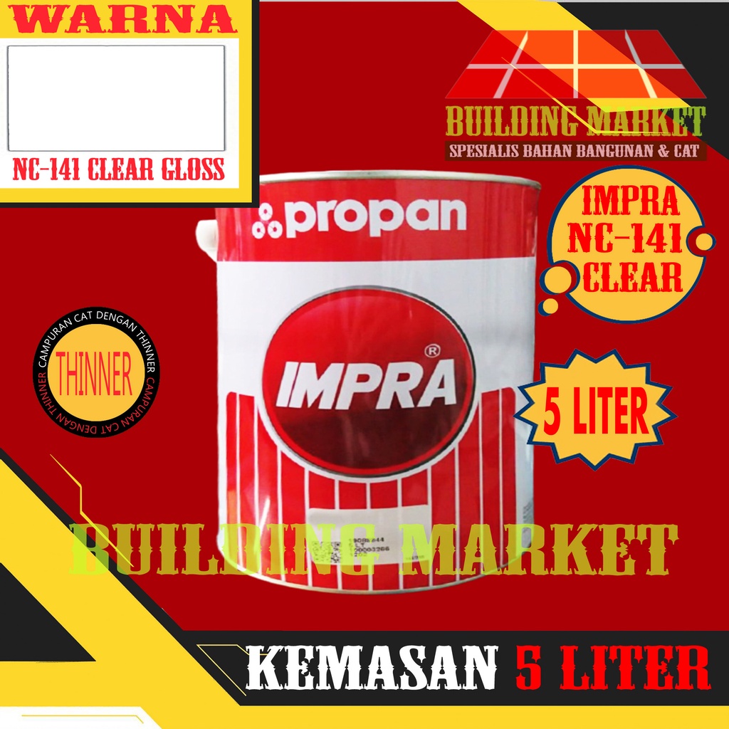 Jual MELAMINE TOP COAT CLEAR PROPAN CAT KAYU MELAMINE IMPRA NC141 5 ...