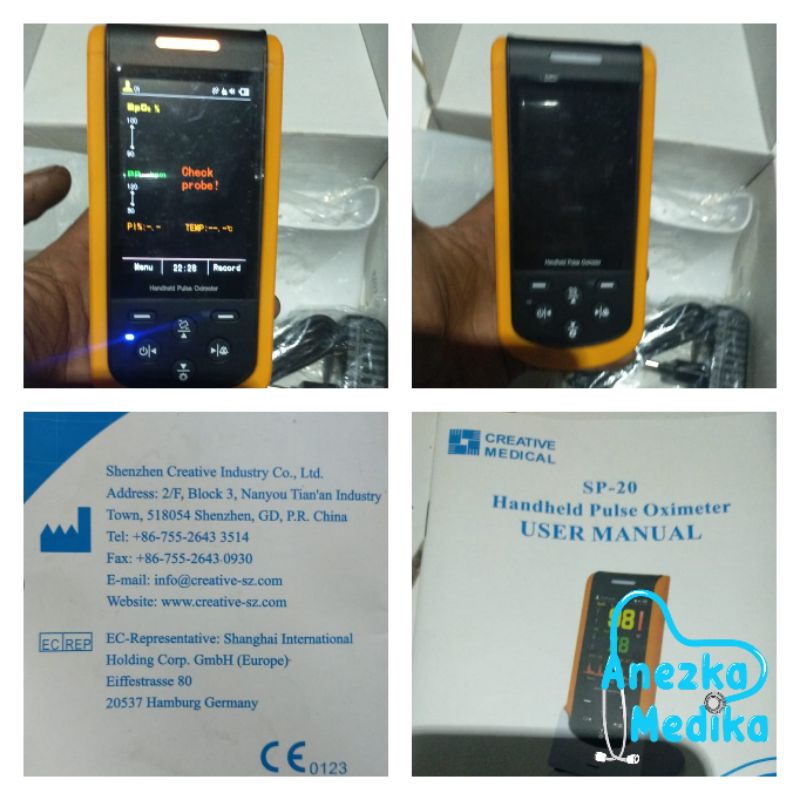 Jual HAND HELD PULSE OXIMETER SP20 | Shopee Indonesia
