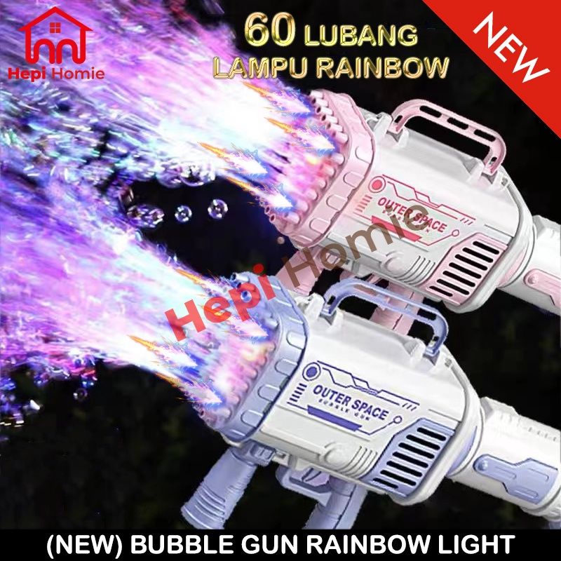Jual GATLING BUBBLE GUN MACHINE JUMBO 60 HOLES / MAINAN TEMBAK SENJATA ...