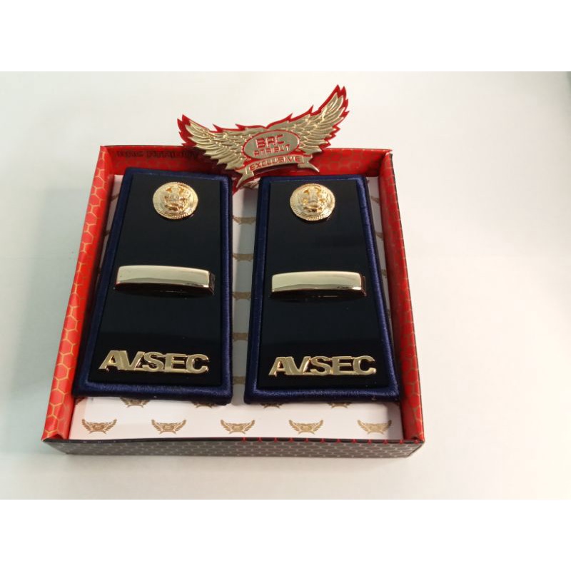 Jual Pangkat Pdh Avsec Bar 1 Kuning Emas | Shopee Indonesia