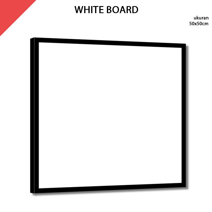 Jual Papan Tulis Putih White Board 50x50 cm | Shopee Indonesia