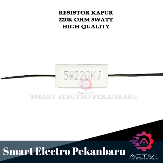 Jual ORIGINAL RESISTOR 220K OHM 5WATT 5W220KJ RESISTOR KAPUR 5WATT 220KOHM RESISTOR 5W 220KOHM ...