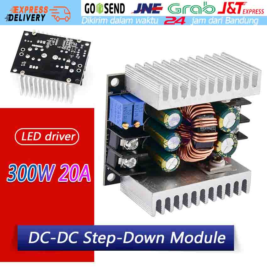 Jual 300W 20A DC-DC Buck Converter Step Down Module Constant Current LED Driver Power Step Down ...