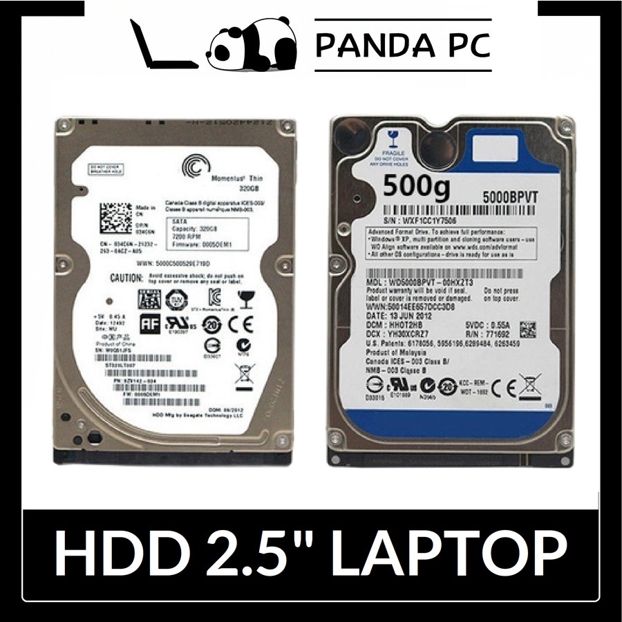 Jual Hardisk Laptop 80GB / 160GB / 250GB / 320GB / 500GB / 750GB / 1TB ...