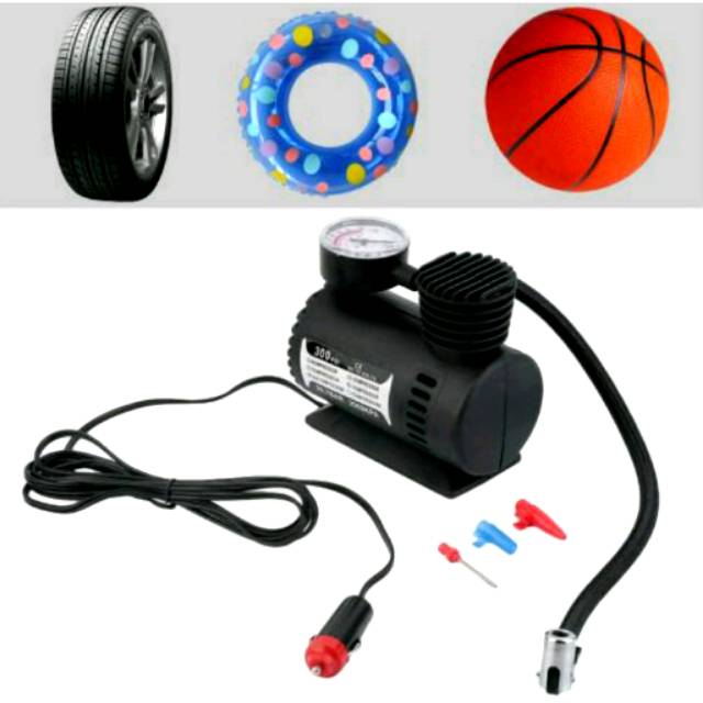 Jual Pompa ban mobil motor compressor mini pompa bola kasur mobil kolam ...