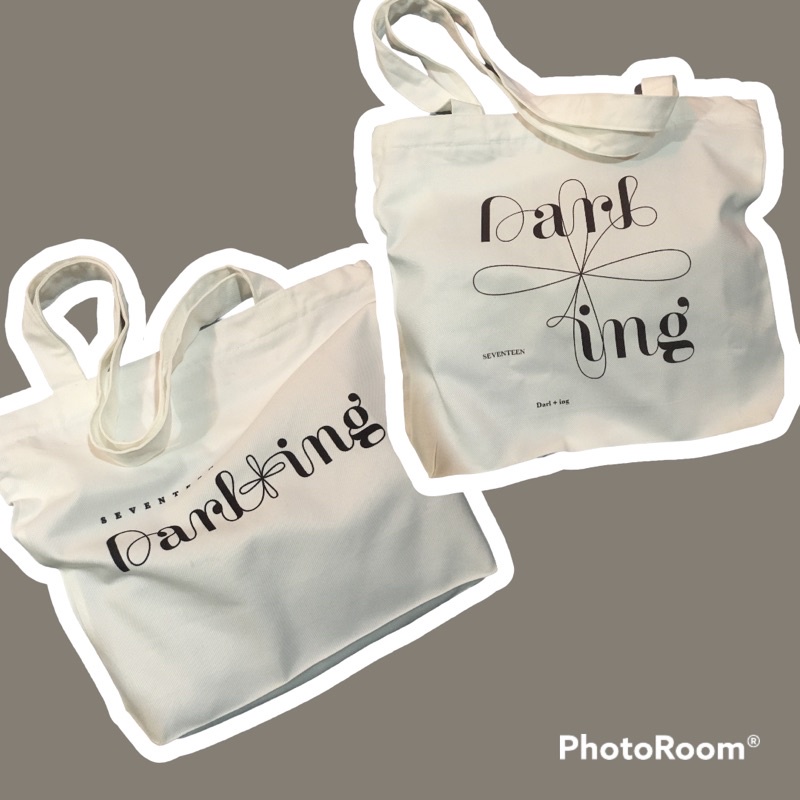 Jual (FREE STICKER SVT) Tote bag darling seventeen/Totebag darl+ing ...