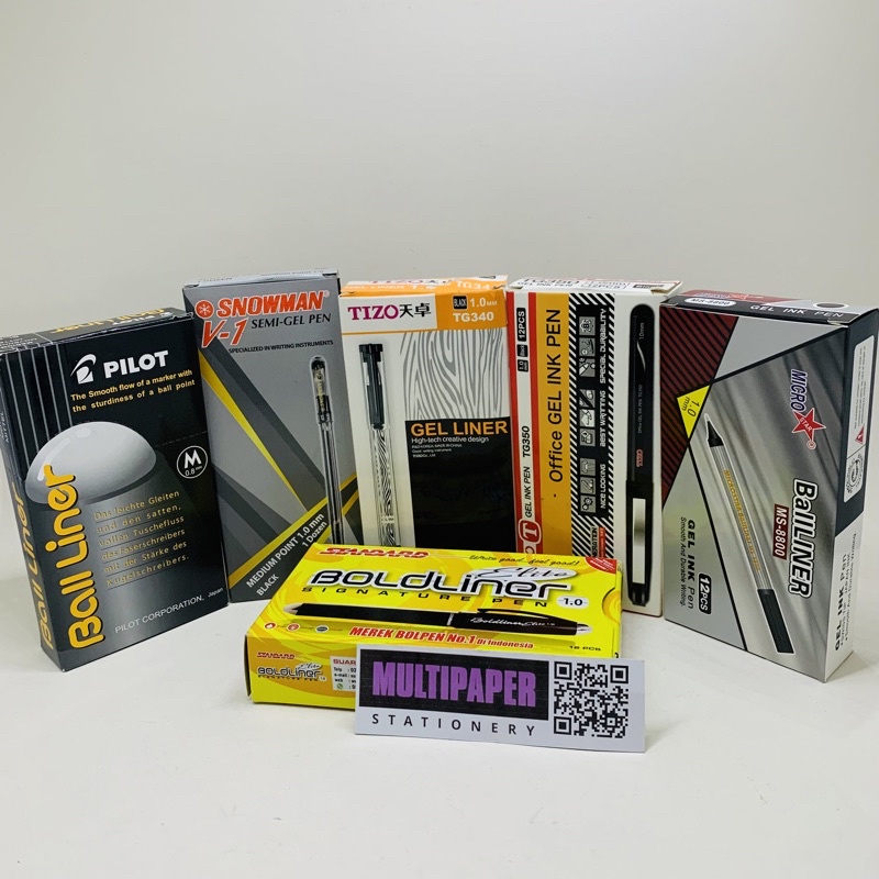 Jual Pena Tanda Tangan Berbagai Merk 1,0mm | Shopee Indonesia