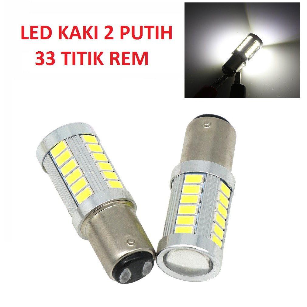 Jual Lampu LED Kaki 2 Putih 33 Titik Lensa Projector (REM) | Shopee ...