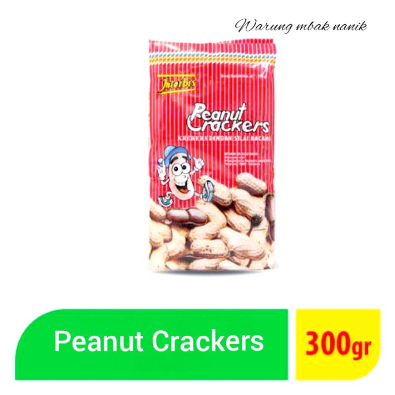 Jual Interbis Peanut Crackers Biskuit kacang 300g | Shopee Indonesia