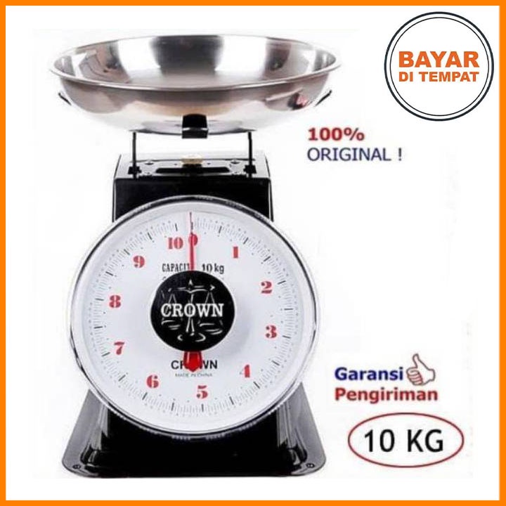 Jual Timbangan Jarum / Timbangan Analog / Timbangan analog / Timbangan Crown / Timbangan 5 KG ...