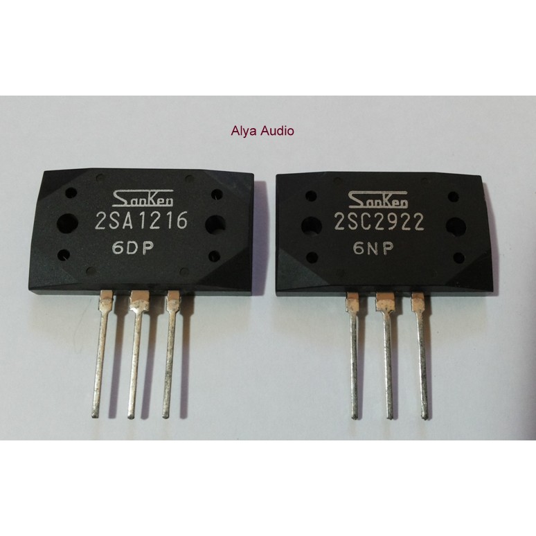 Jual Transistor Sanken 2SC2922 & 2SA1216 Original (Sepasang) | Shopee ...