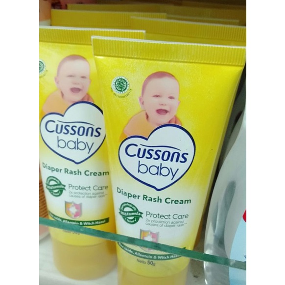 Jual Cussons Baby Cream Protect Care Diaper Rash 50gr | Shopee Indonesia