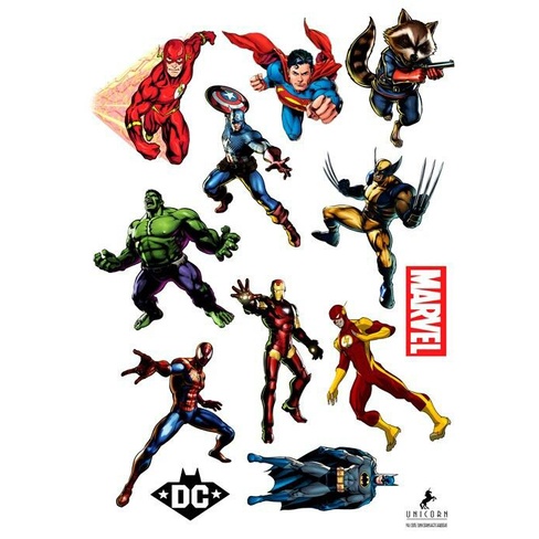Jual marvel superhero sticker for phone/laptop/room/scrapbook journal ...