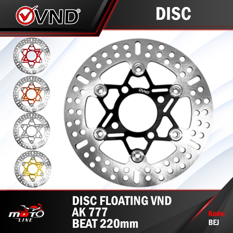 Jual Piringan Cakram Beat VND Ak 777 Floating 220mm | Shopee Indonesia